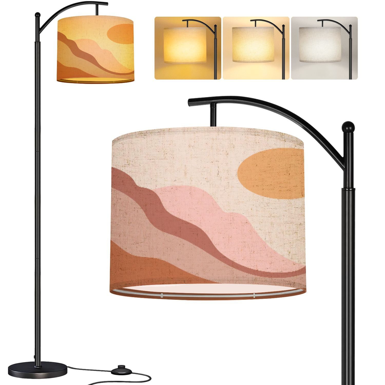 Arc Floor Lamp Abstract contemporary aesthetic landscape desert ...