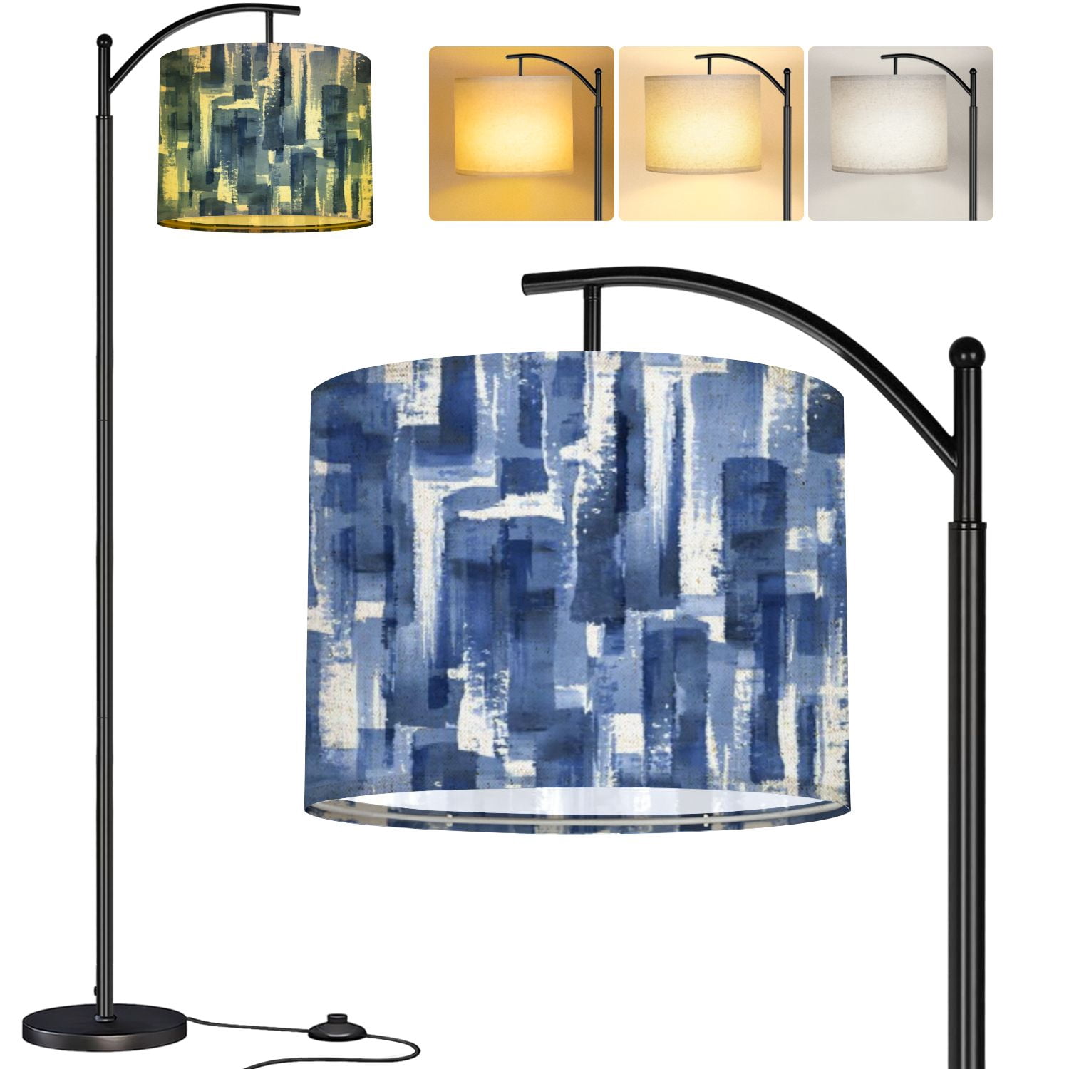 Arc Floor Lamp Abstract grunge cross geometric shapes contemporary art ...