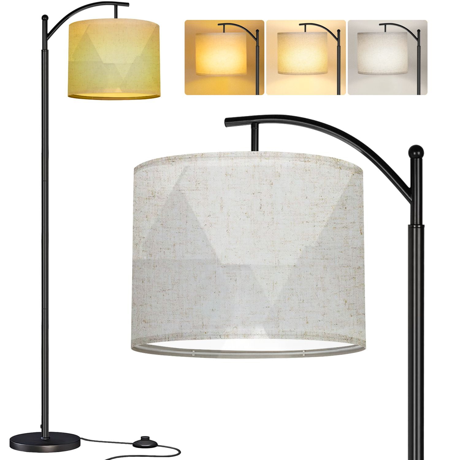Arc Floor Lamp Abstract honeycombs seamless pattern hexagon Abstract ...
