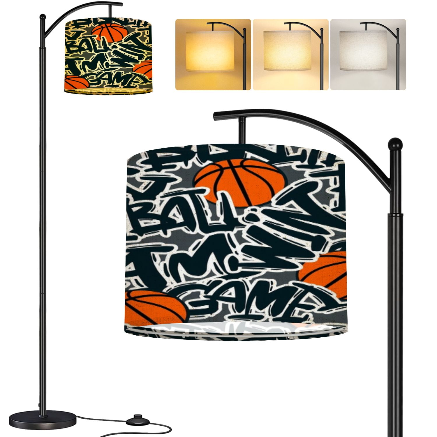 Arc Floor Lamp Abstract seamless grunge for guys Urban style modern ...