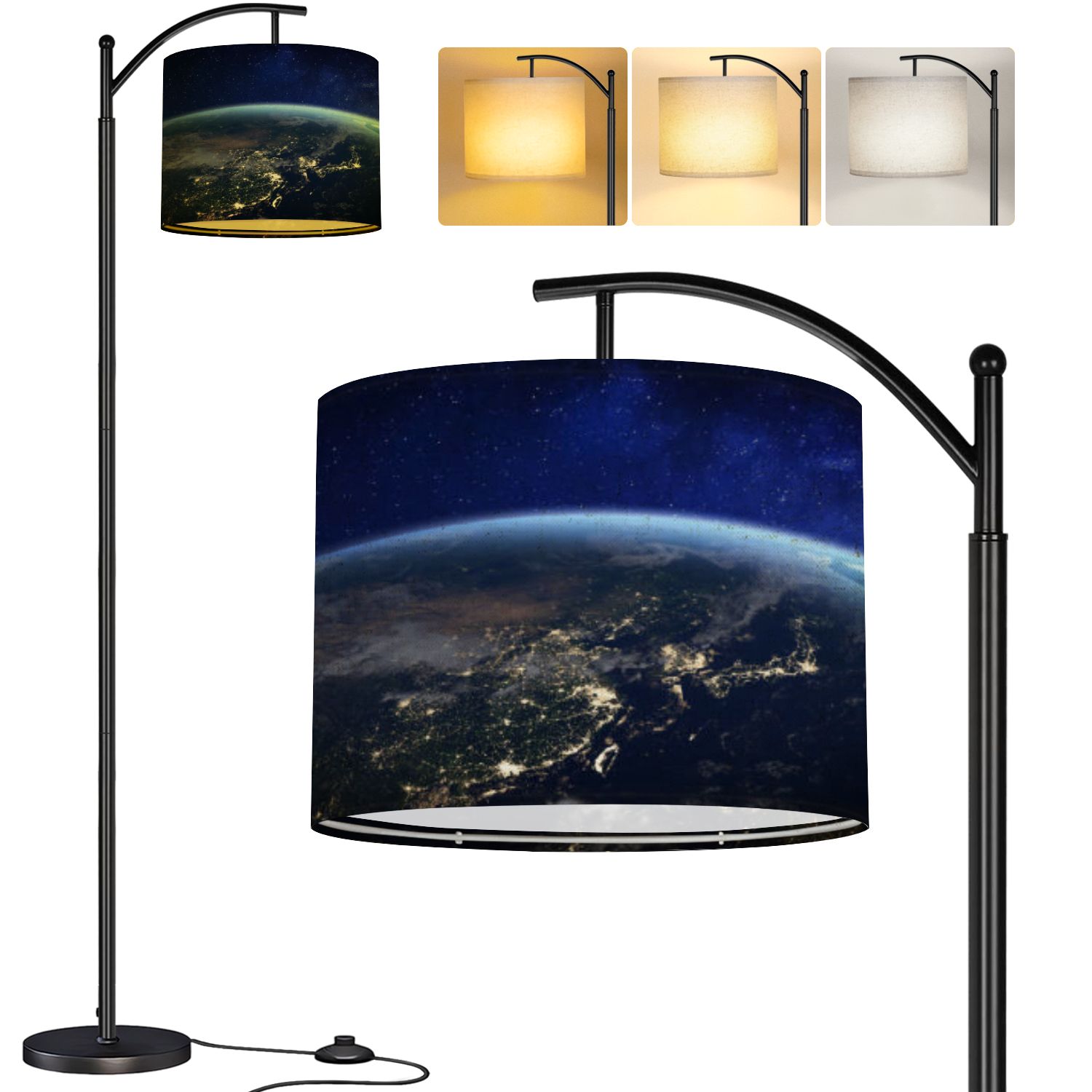 Arc Floor Lamp Asia night showing human activity China Japan South ...