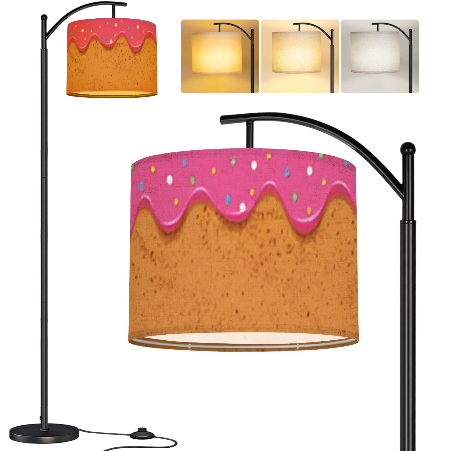 Arc Floor Lamp Bakery horizontal Biscuit seamless pattern melting ...