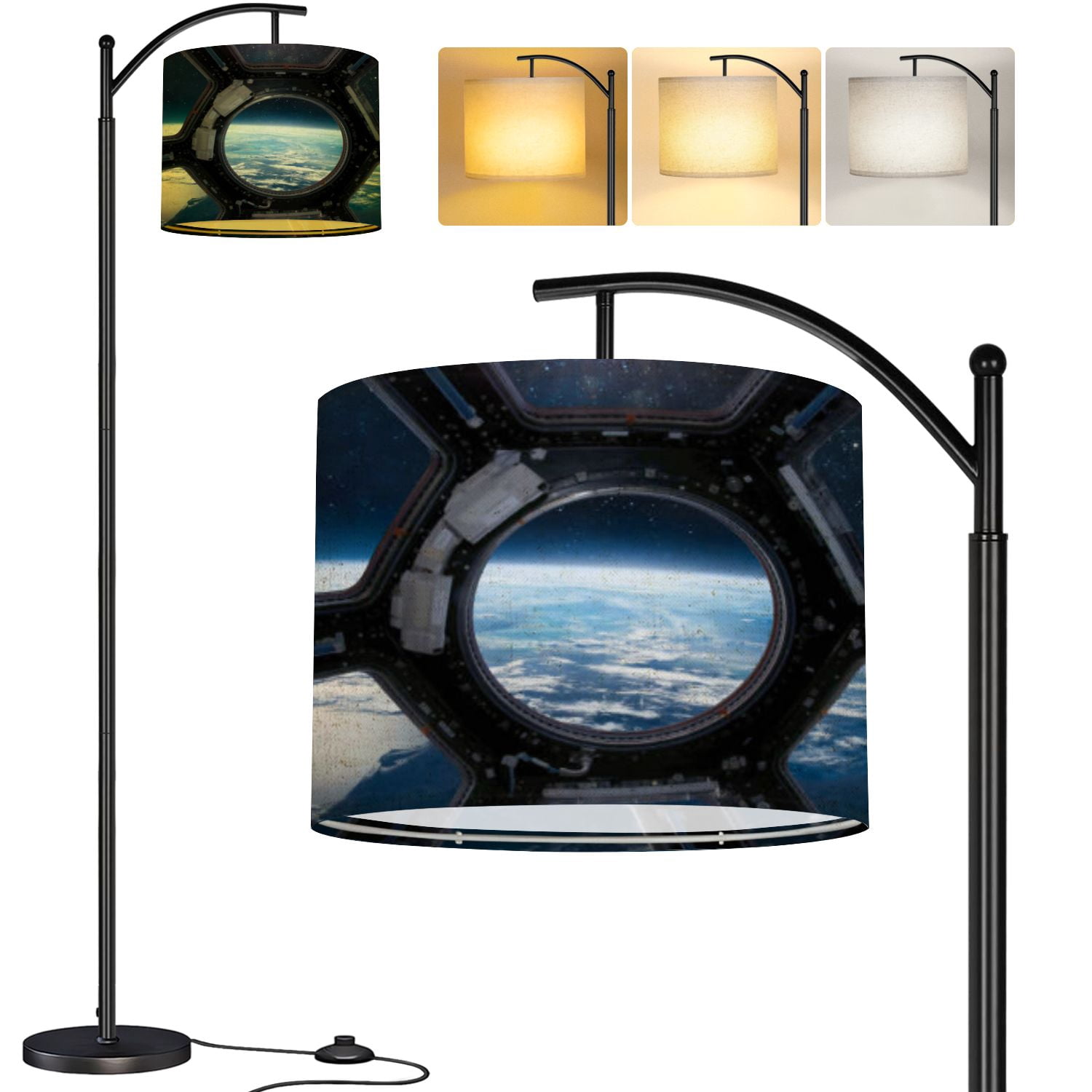 Arc Floor Lamp Cupola porthole station International space station deep ...
