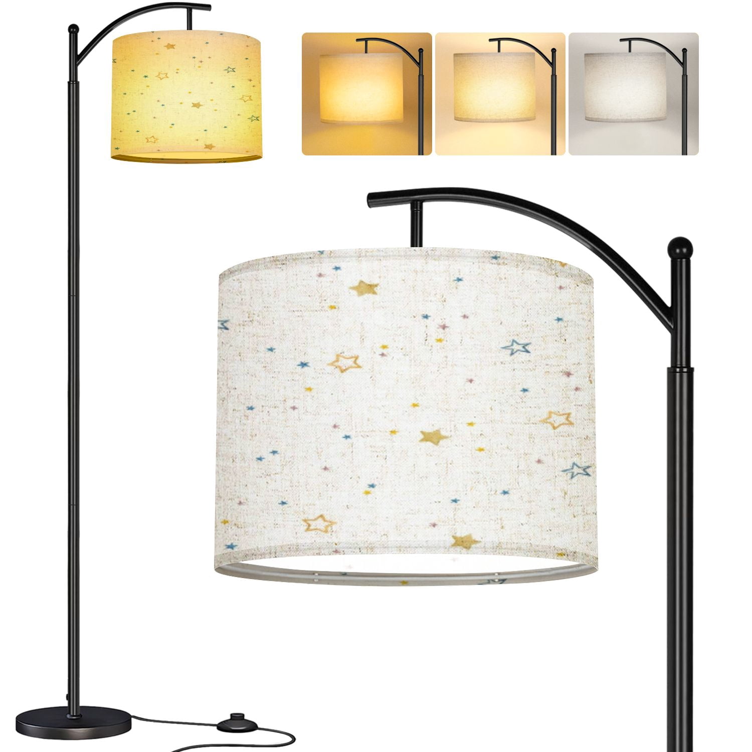 Arc Floor Lamp Cute little stars seamless pattern Little cute stars ...