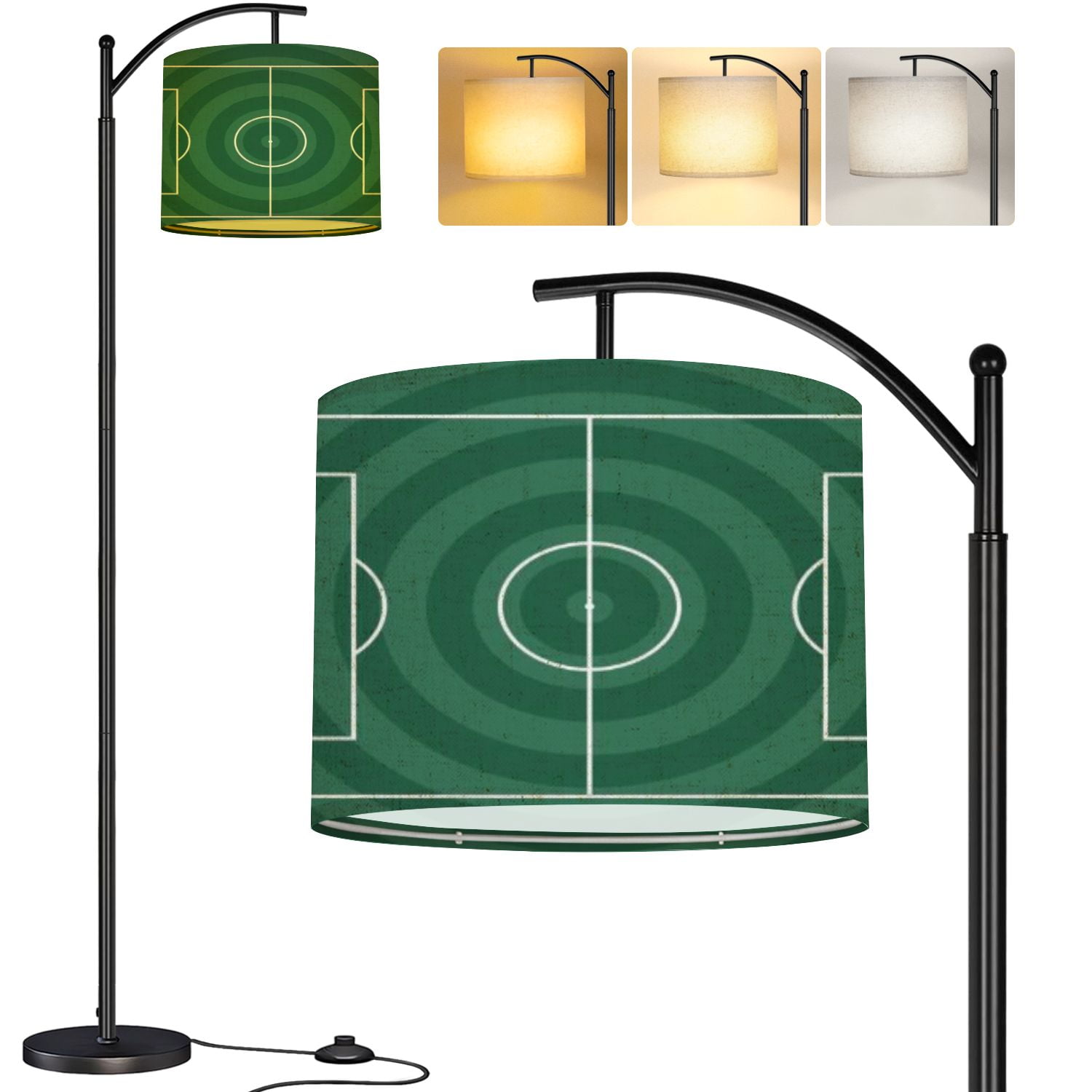 Arc Floor Lamp Football soccer pitch Tall Modern Standing Lamp LED ...