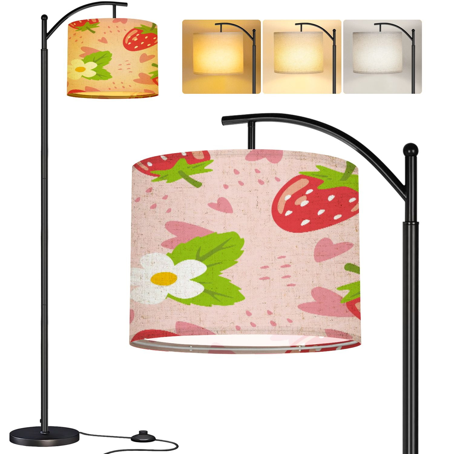 Arc Floor Lamp Fruit seamless pattern for textile fabric Modern kids ...