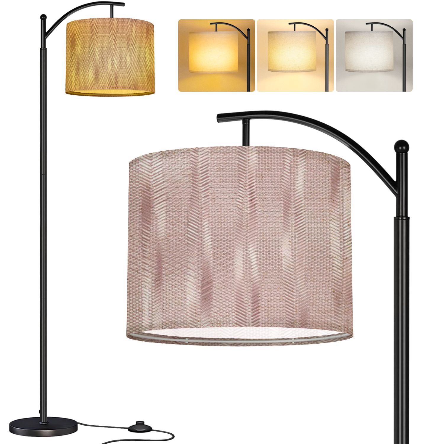 Arc Floor Lamp Glass seamless texture stripes for window 3d Tall Modern ...
