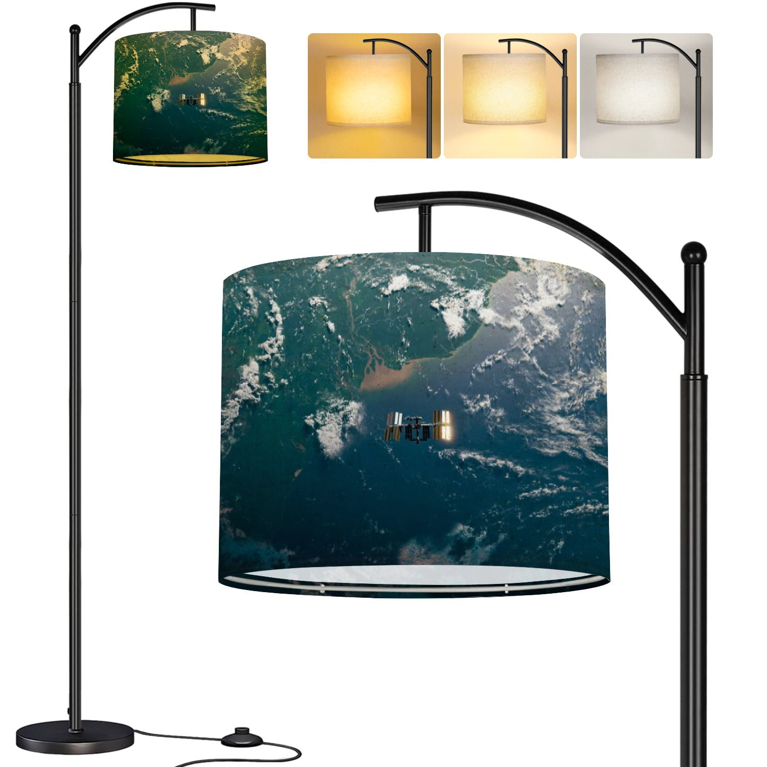 Arc Floor Lamp International Space Station ISS Orbit Space Amazon River ...