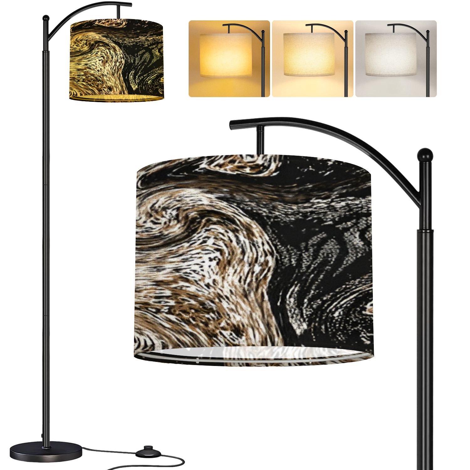 Arc Floor Lamp Liquid liquid marble texture abstract liquid paint ...