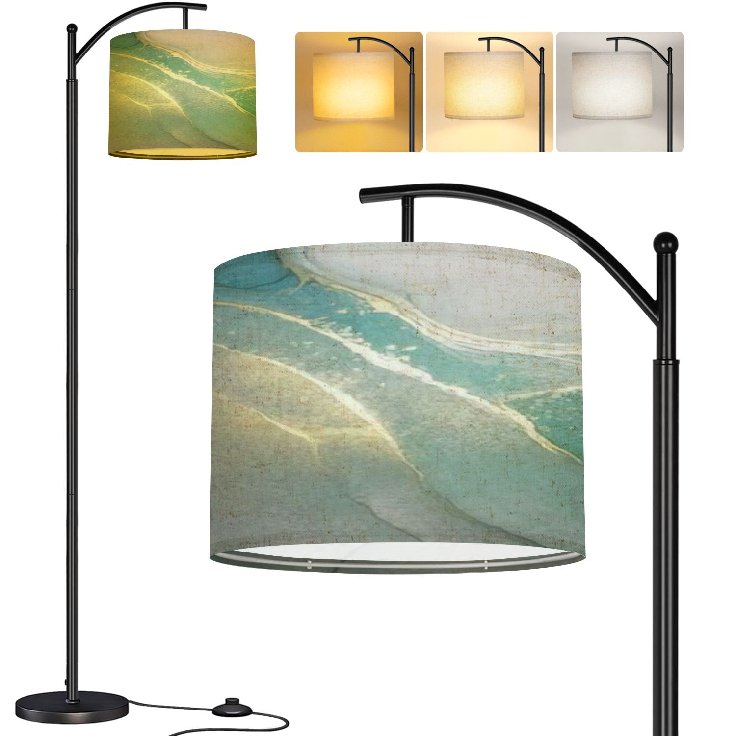 Arc Floor Lamp Luxury abstract fluid art alcohol ink technique ...