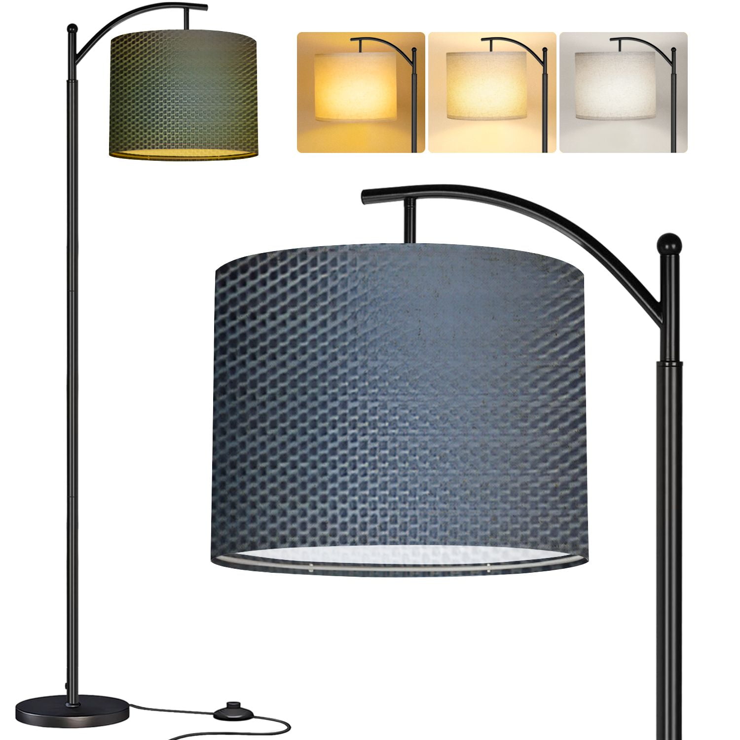 Arc Floor Lamp Metal steel beehive rasters Honeycomb bees hive cells ...