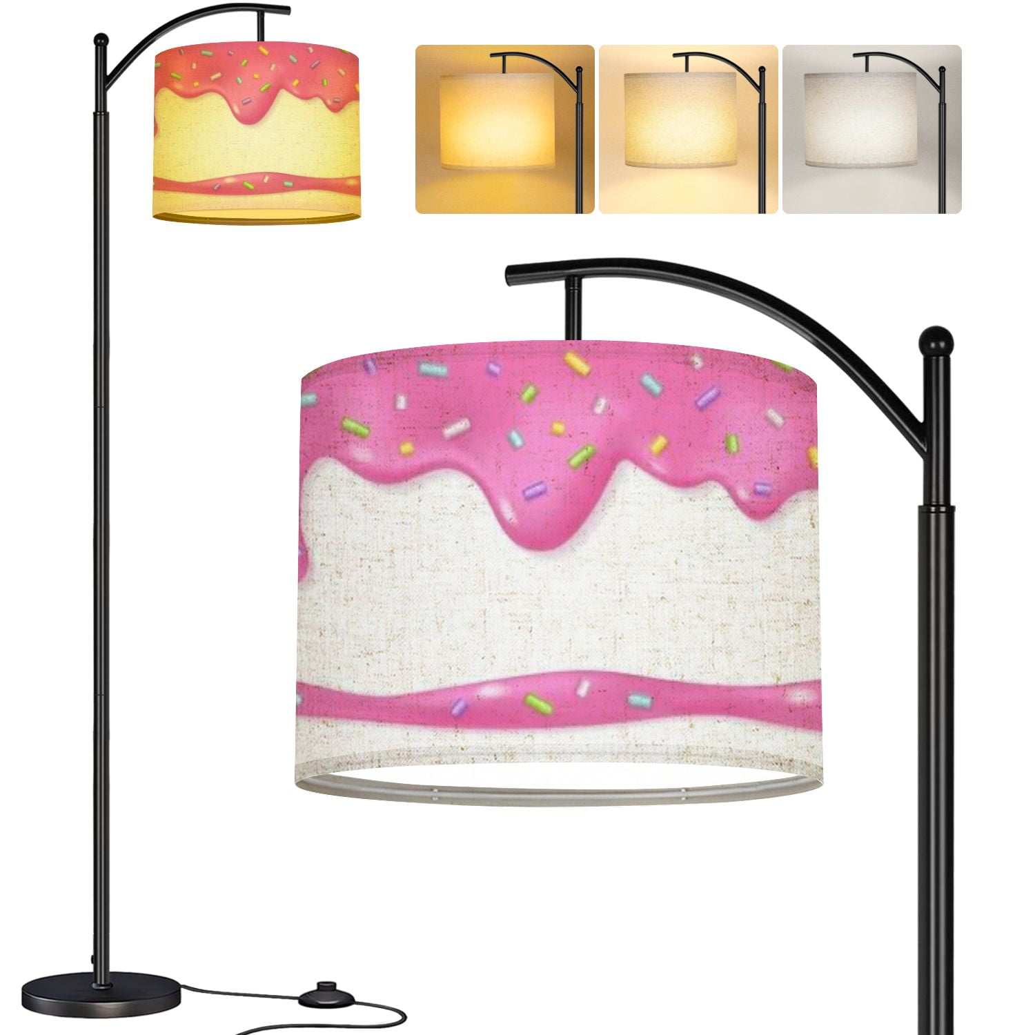 Arc Floor Lamp Orthodox Easter decoration melted pink icing sweet sauce ...