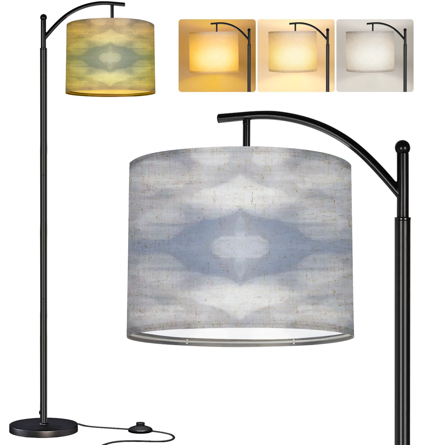 Arc Floor Lamp Pastel spring color mandala spiritual shape repeating ...