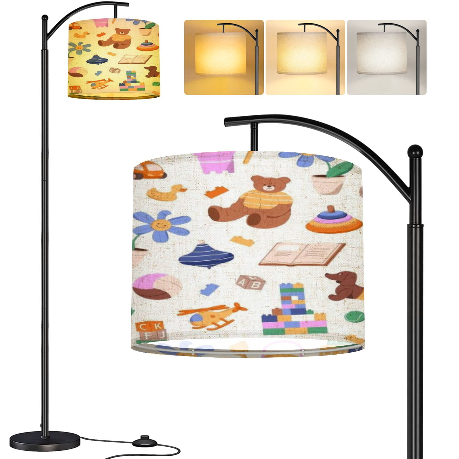 Arc Floor Lamp Repeatable pattern kindergarten toys Endless cute teddy ...