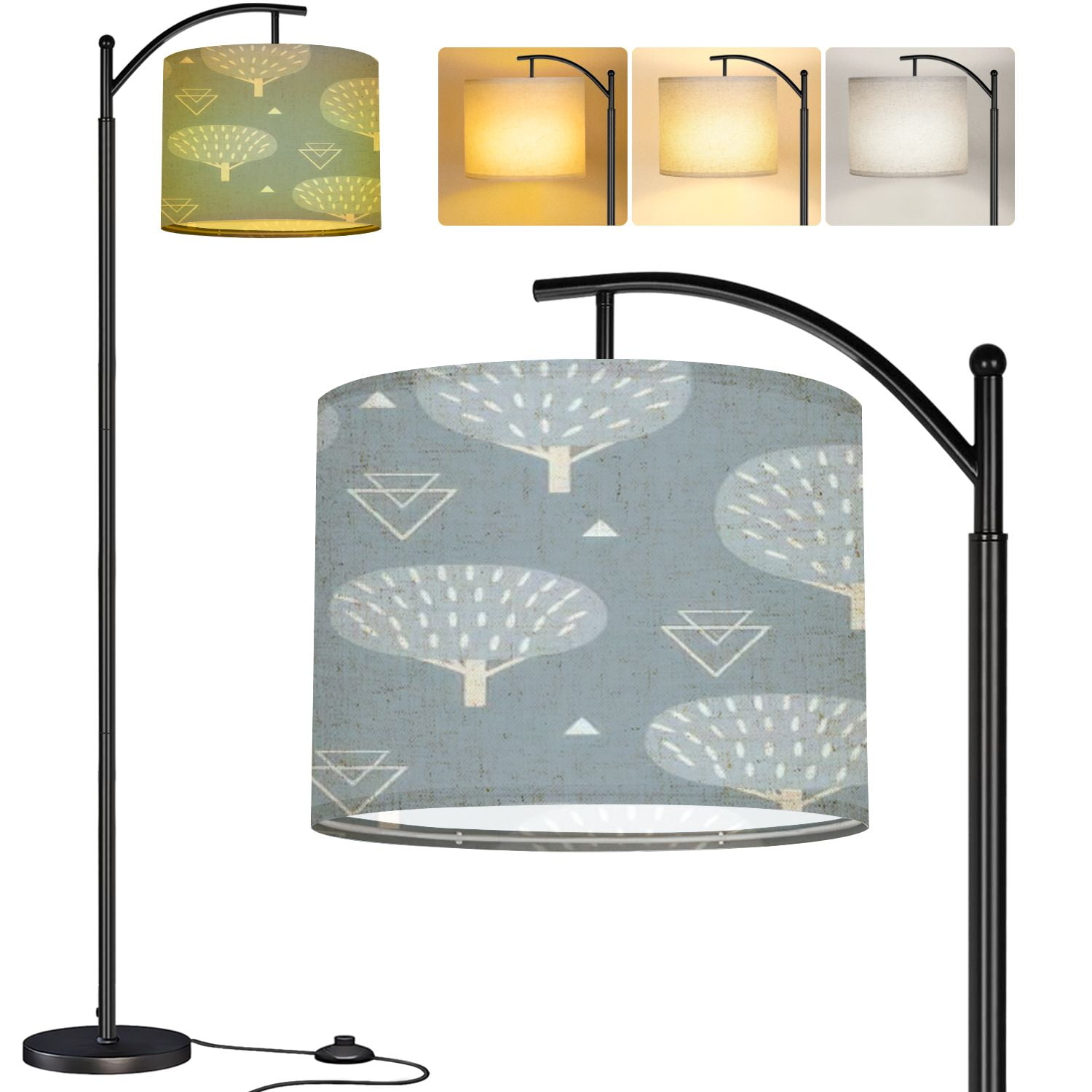 Arc Floor Lamp Seamless pattern modern Scandinavian style geometry ...
