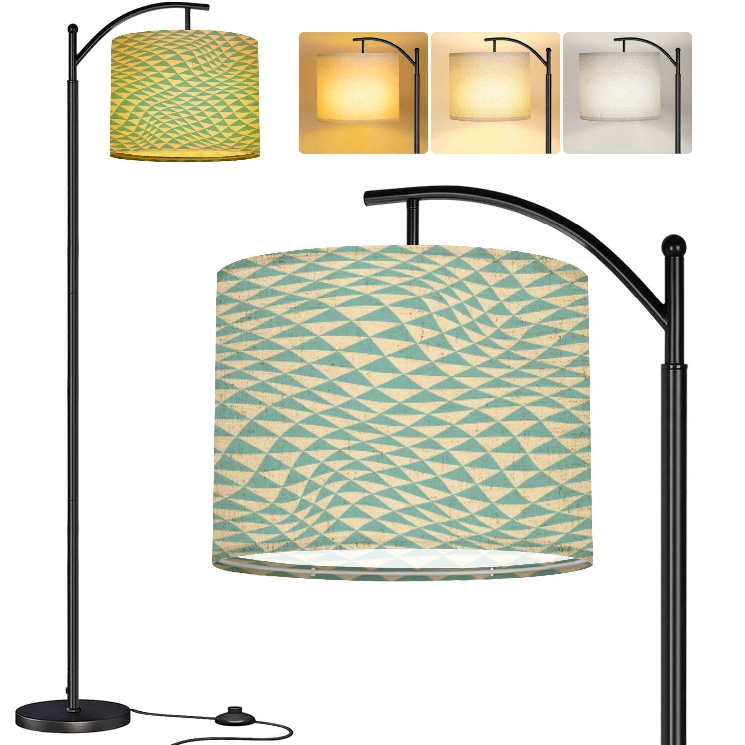 Arc Floor Lamp Seamless retro checkerboard incorporating Y2K groovy ...