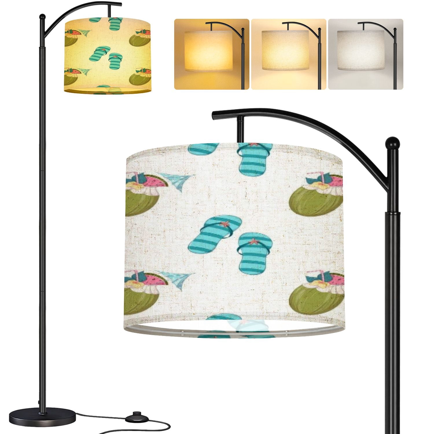 Arc Floor Lamp Summer summer mood summer vibe seamless flip flops ...