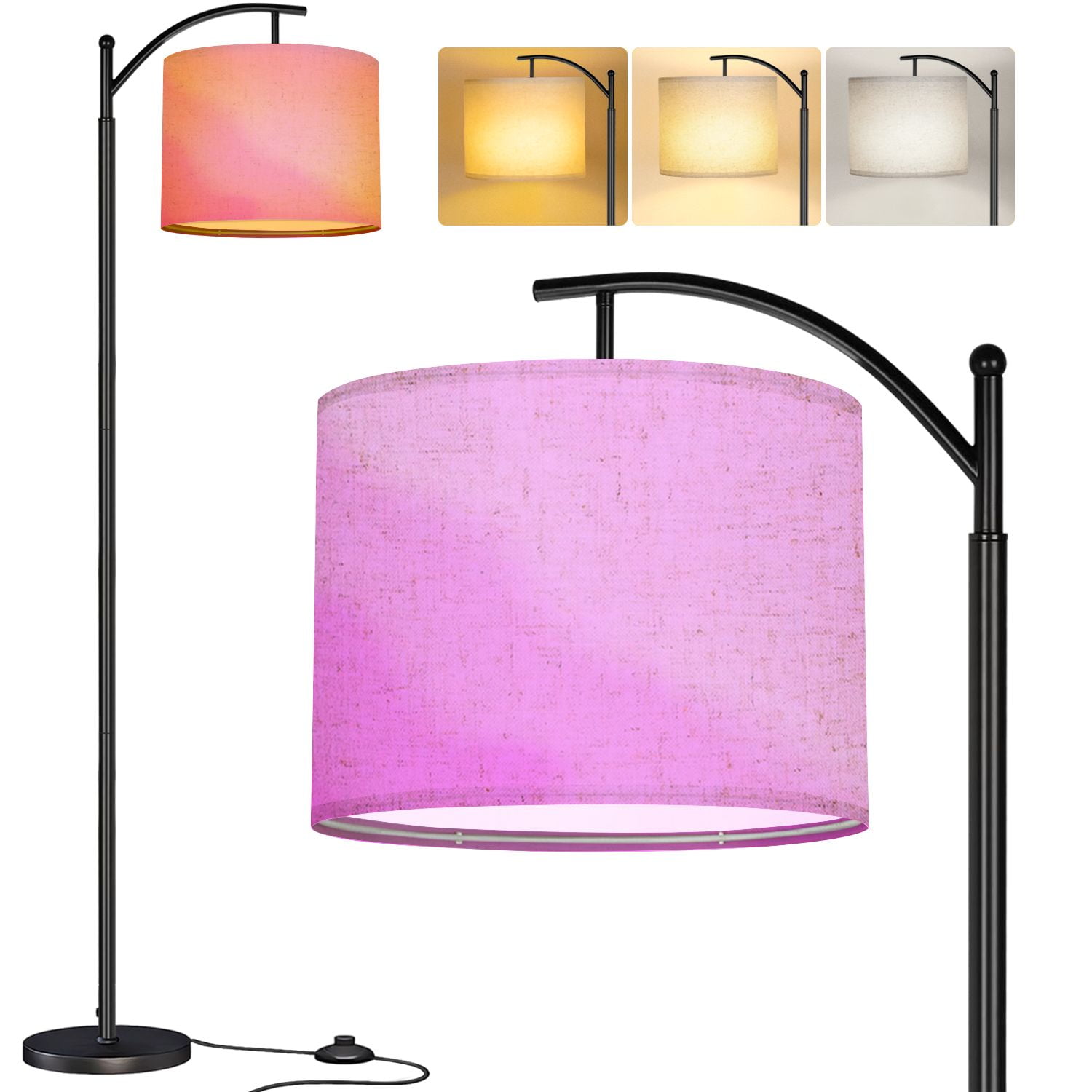 Arc Floor Lamp Sweet Dreamy Blurred pastel Smooth Gradient Pink soft ...