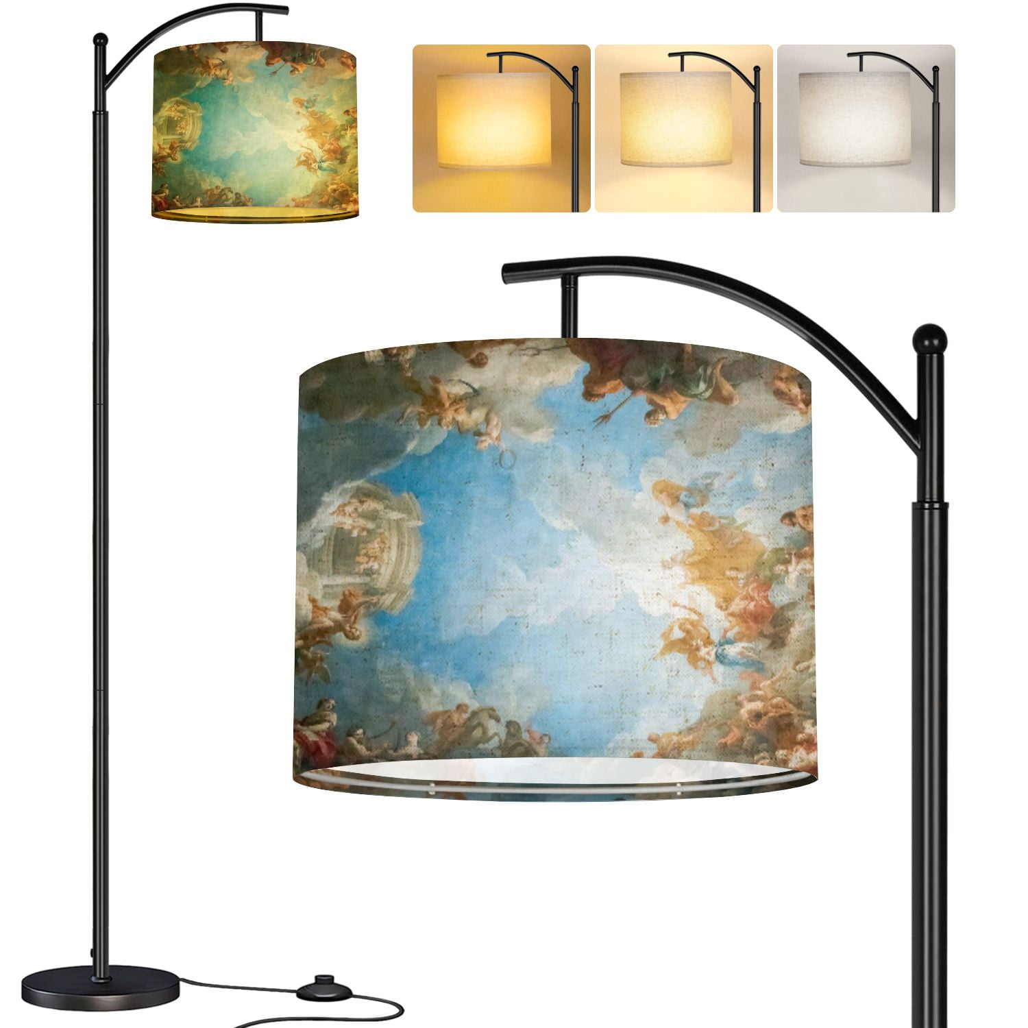 Arc Floor Lamp VERSAILLES PARIS FRANCE April 18 Ceiling painting ...