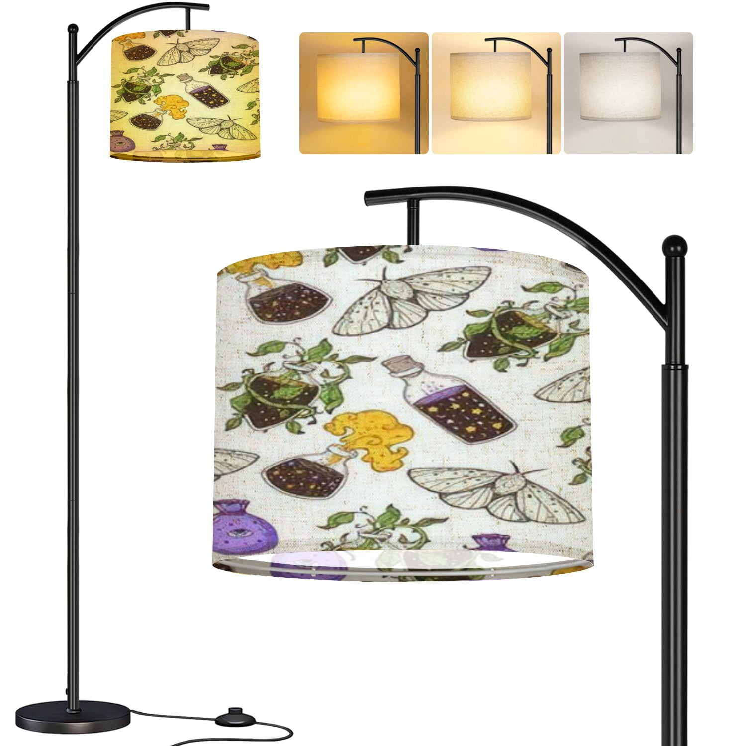 Arc Floor Lamp Witchs potion seamless drug decoction Magic bottled ...