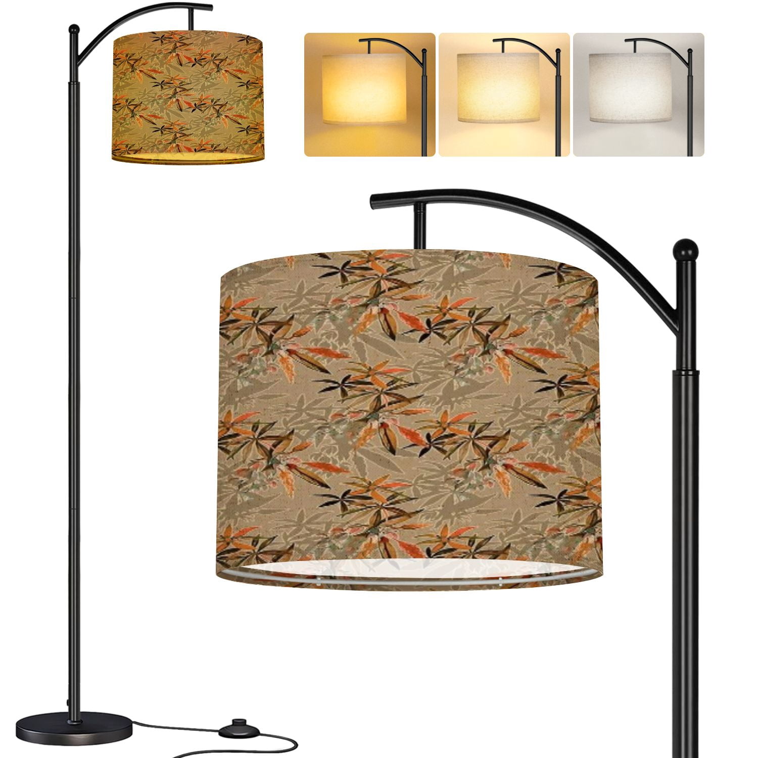 Arc Floor Lamp beautiful bamboo leaf patterns seamless designs this ...