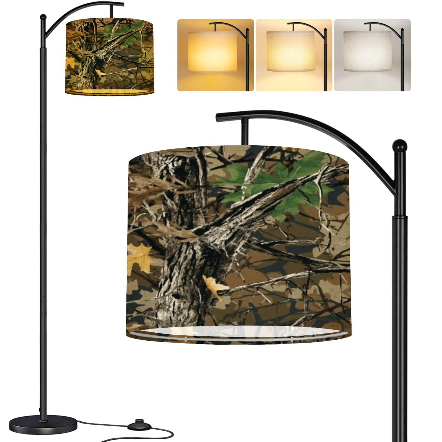 Arc Floor Lamp camouflage seamless pattern trendy style camouflage ...