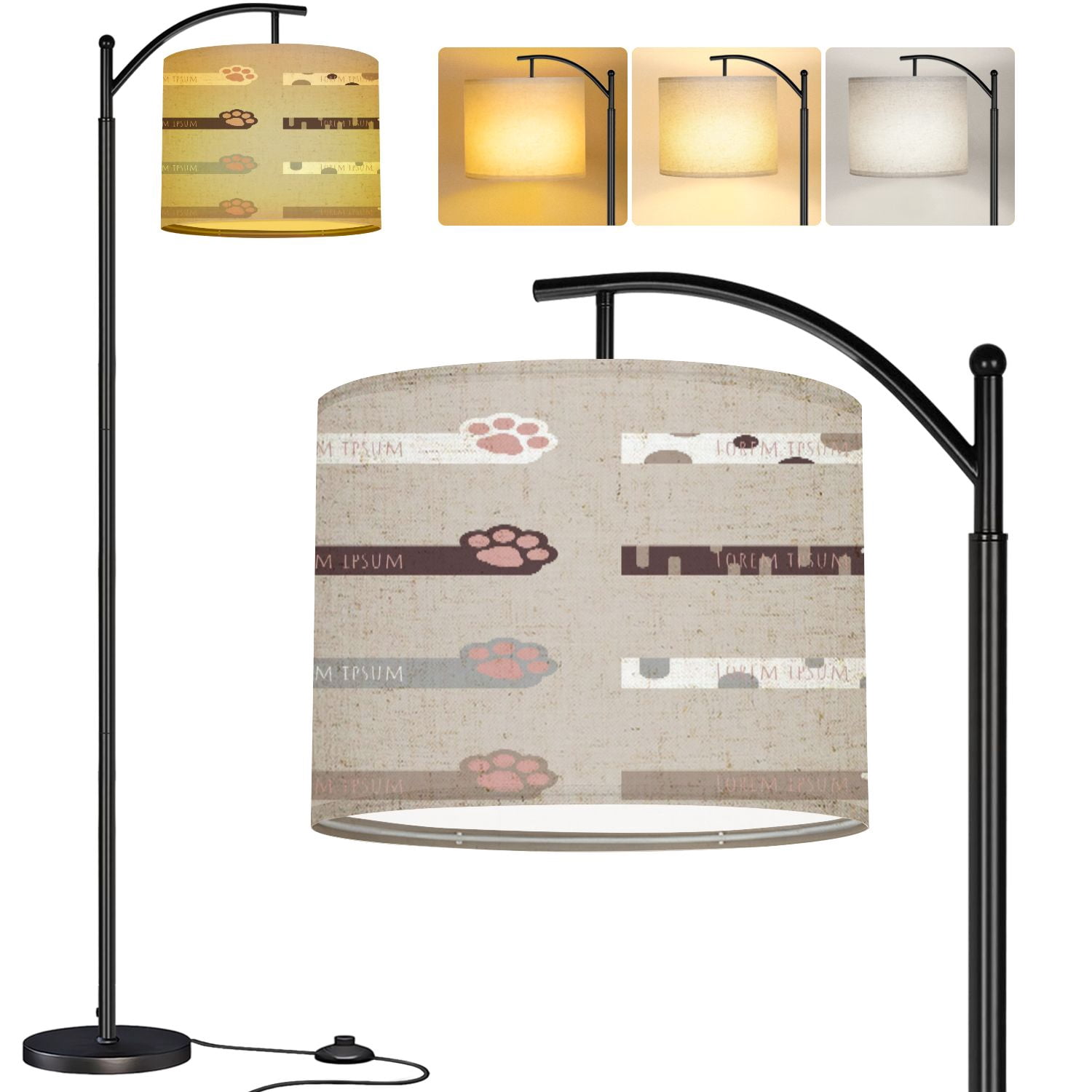 Arc Floor Lamp collection set cute pastel text box speech bubble ...