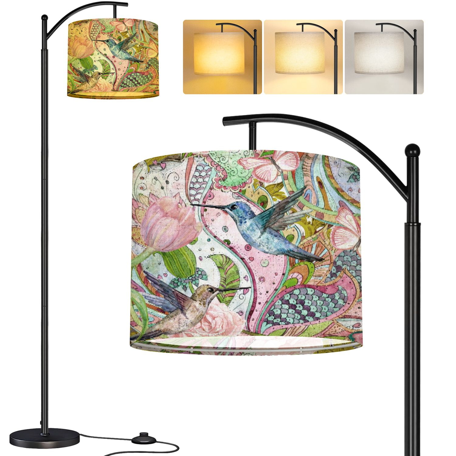 Arc Floor Lamp fashion seamless texture ethnic floral ornament ...