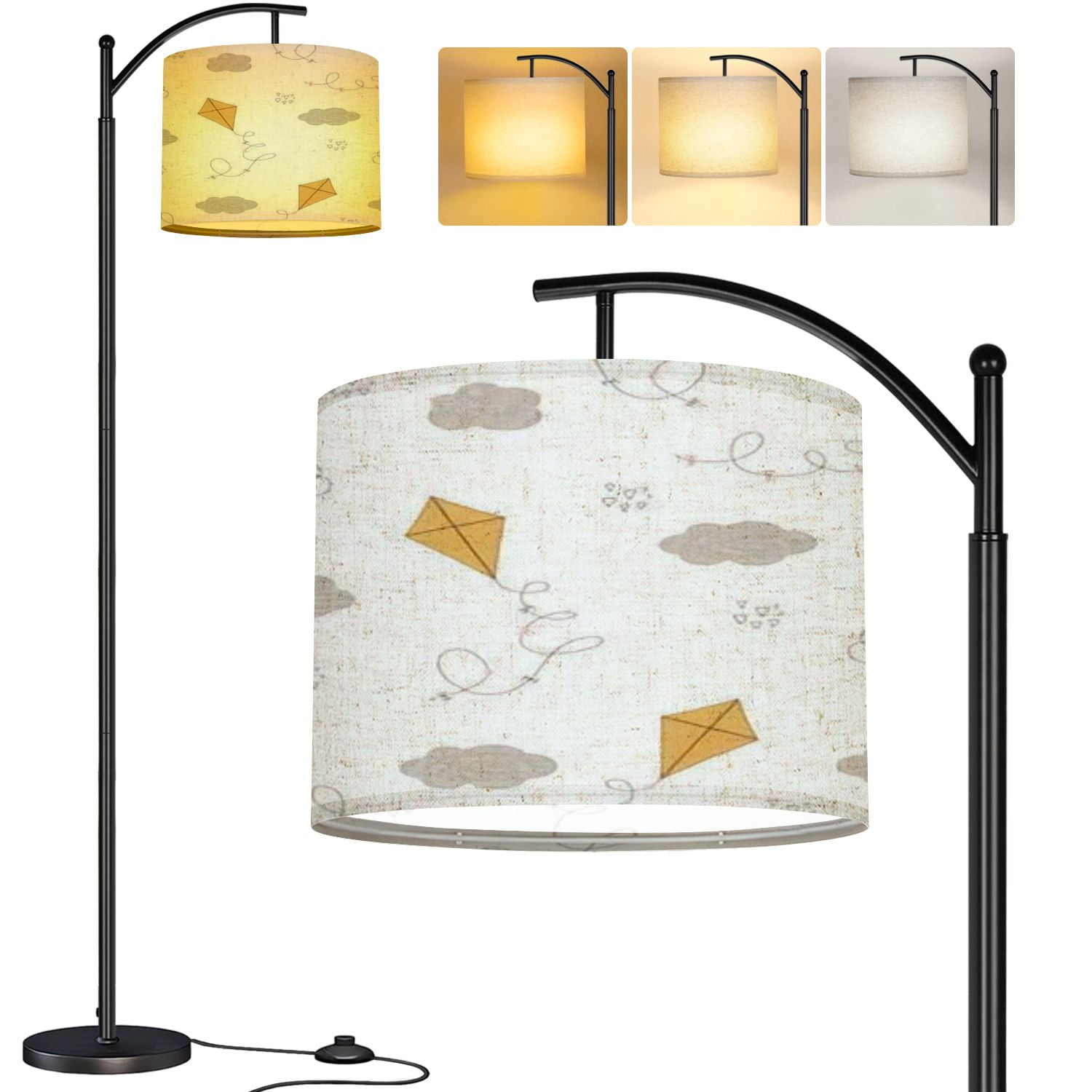 Arc Floor Lamp kite seamless Cute baby texture kites Childish outdoor ...