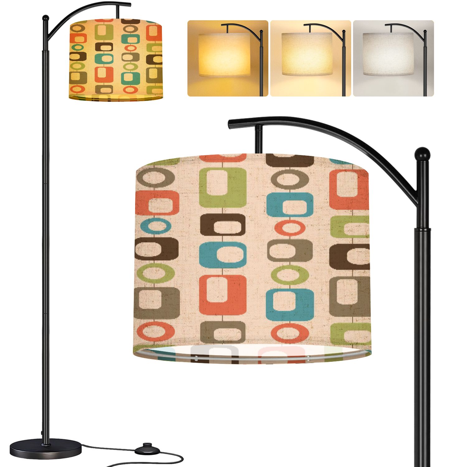 Arc Floor Lamp mid century style seamless mid century modern seamless ...
