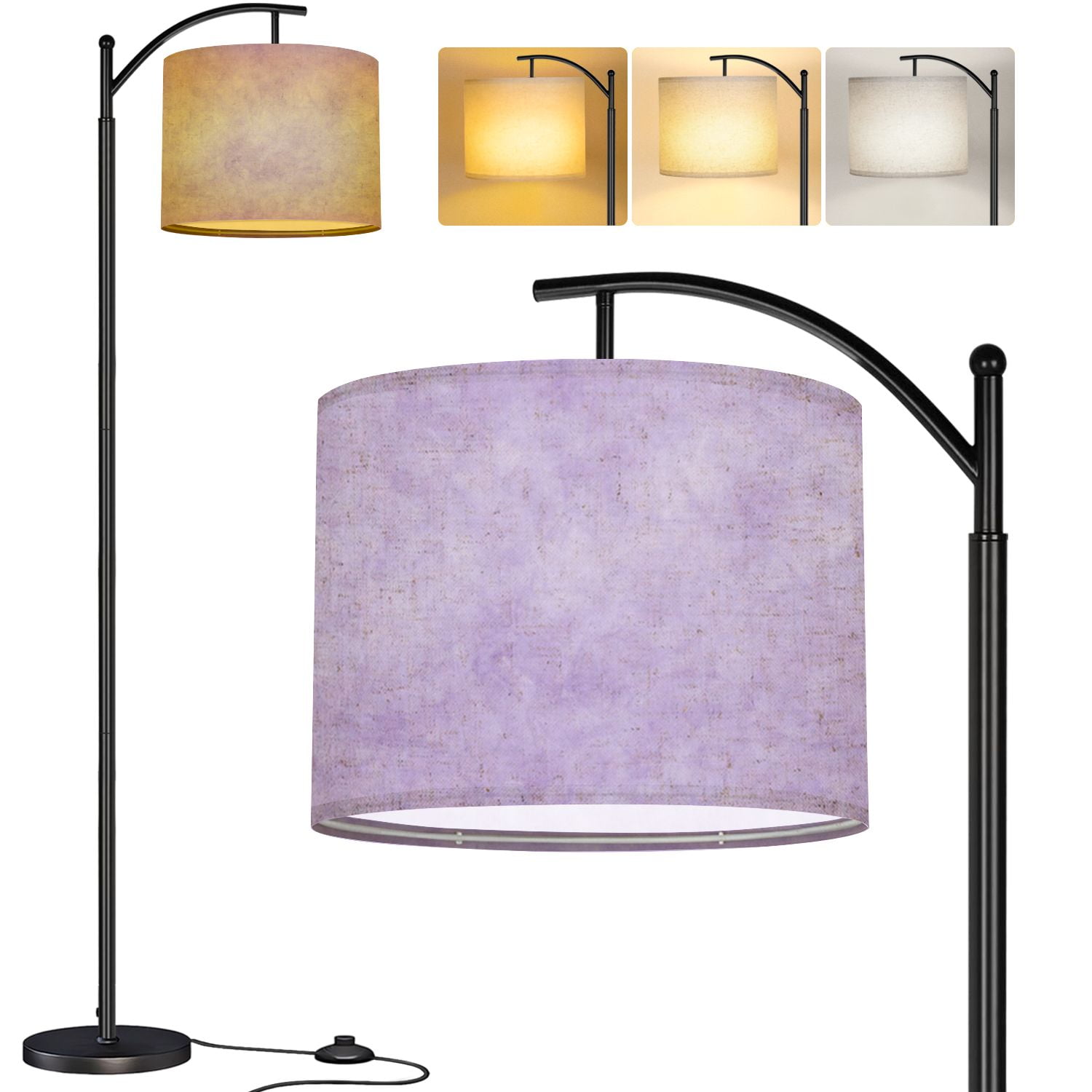 Arc Floor Lamp pastel purple spring lilac lavender Easter colors ...