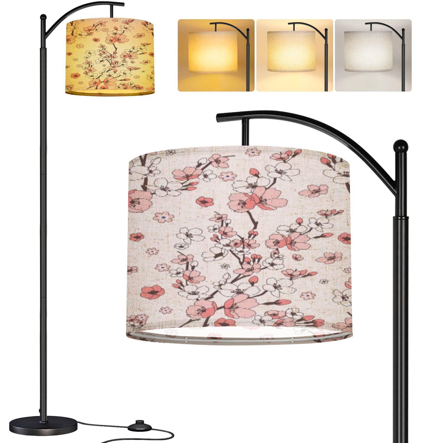 Arc Floor Lamp pretty pink cherry blossoms seamless pattern Great use ...