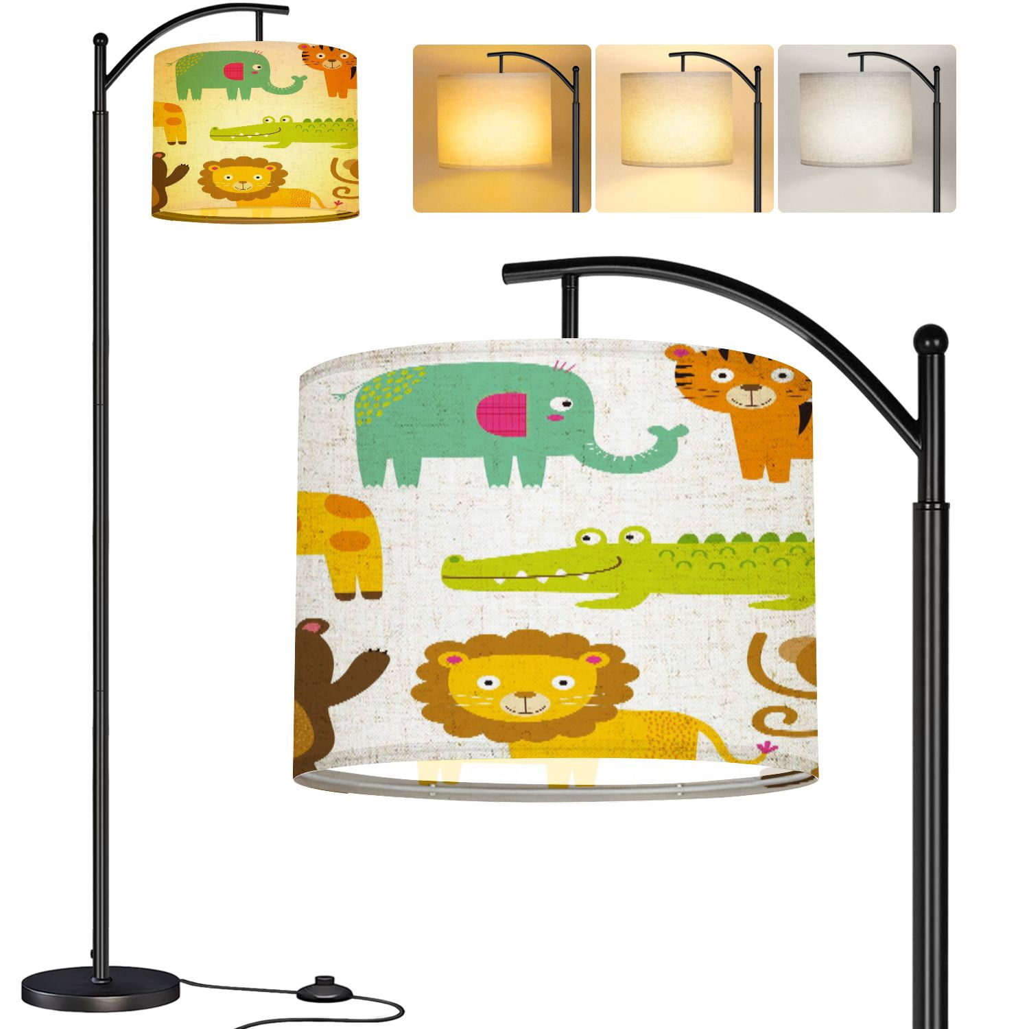Arc Floor Lamp sets cute animal cute cartoon character animal zoo Tall ...