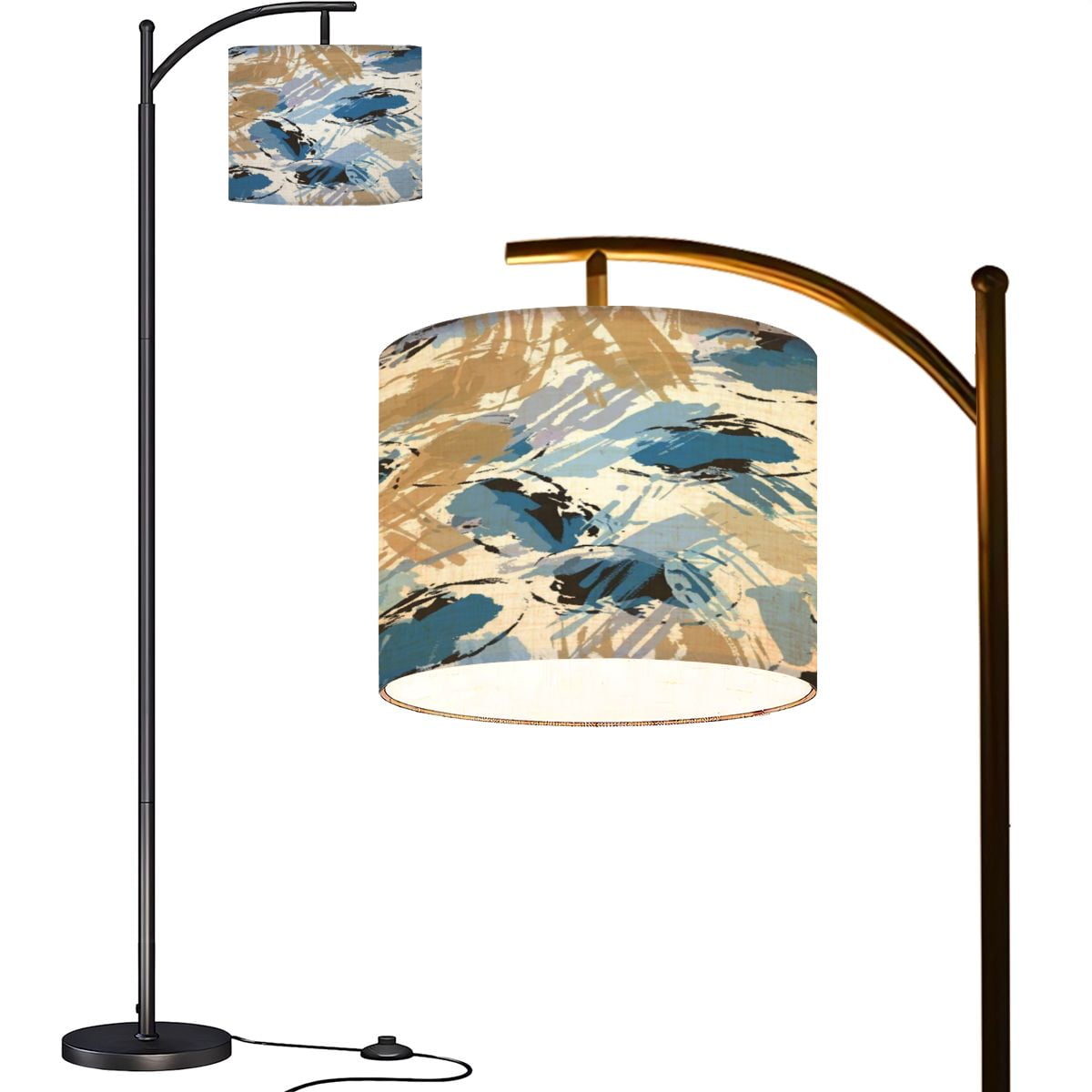 Arc Floor Lamps Abstract grunge texture seamless pattern colorful ...