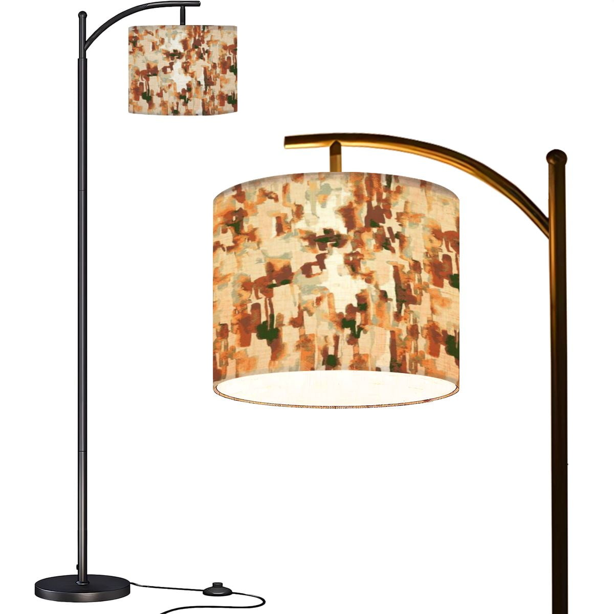 Arc Floor Lamps Abstract texture seamless pattern earth tone nature ...