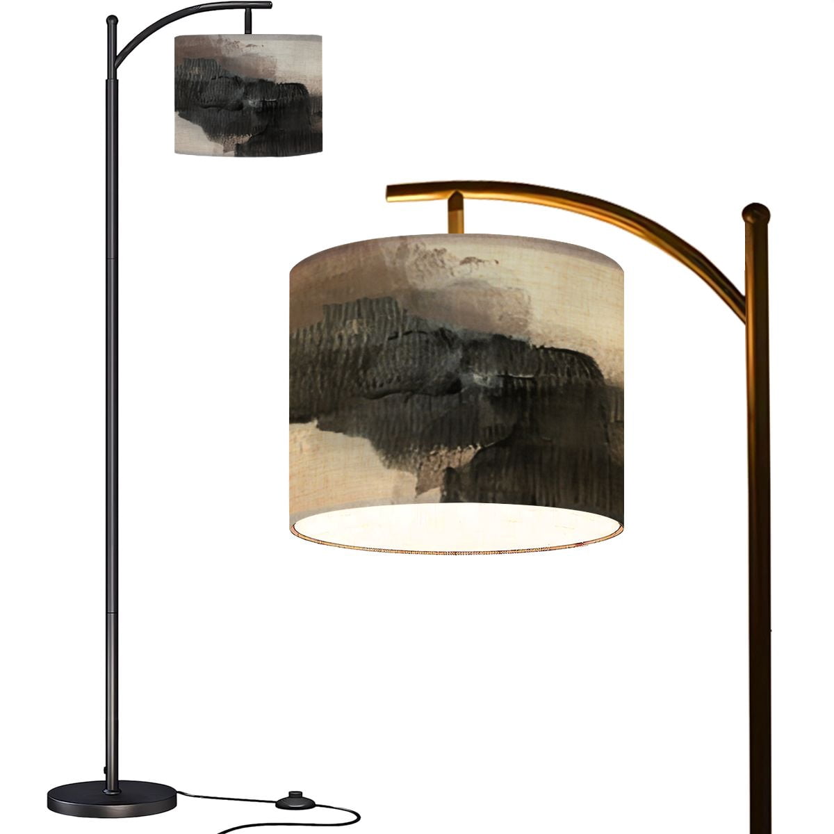 Arc Floor Lamps Beautiful abstract artistic for creative projects ...