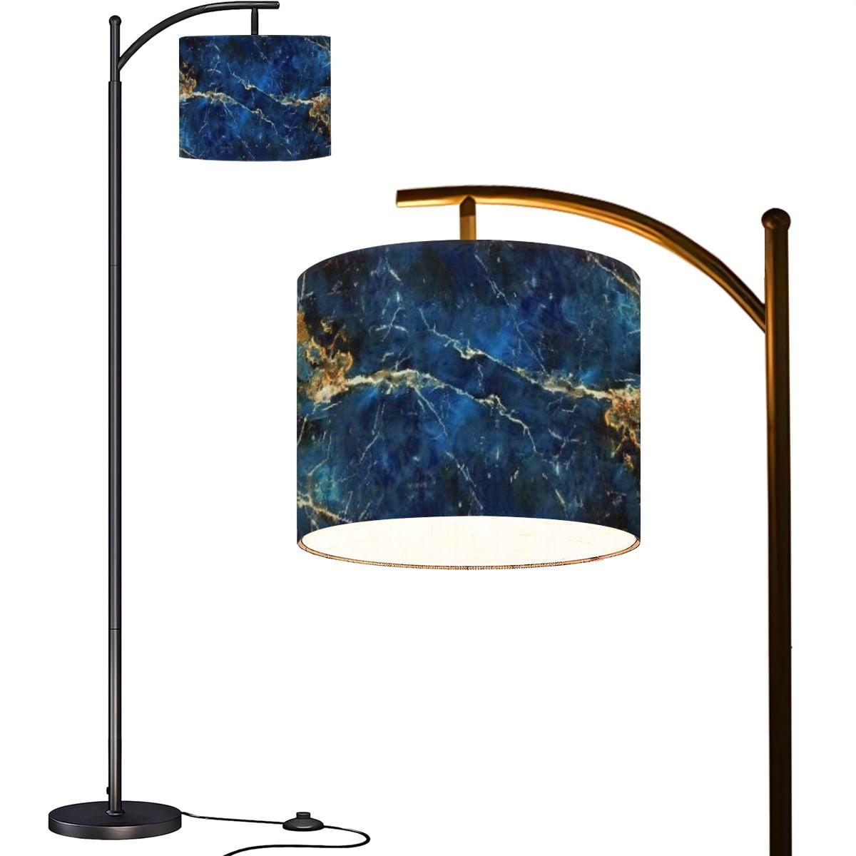 Arc Floor Lamps Blue marble texture natural breccia tiles for ceramic ...