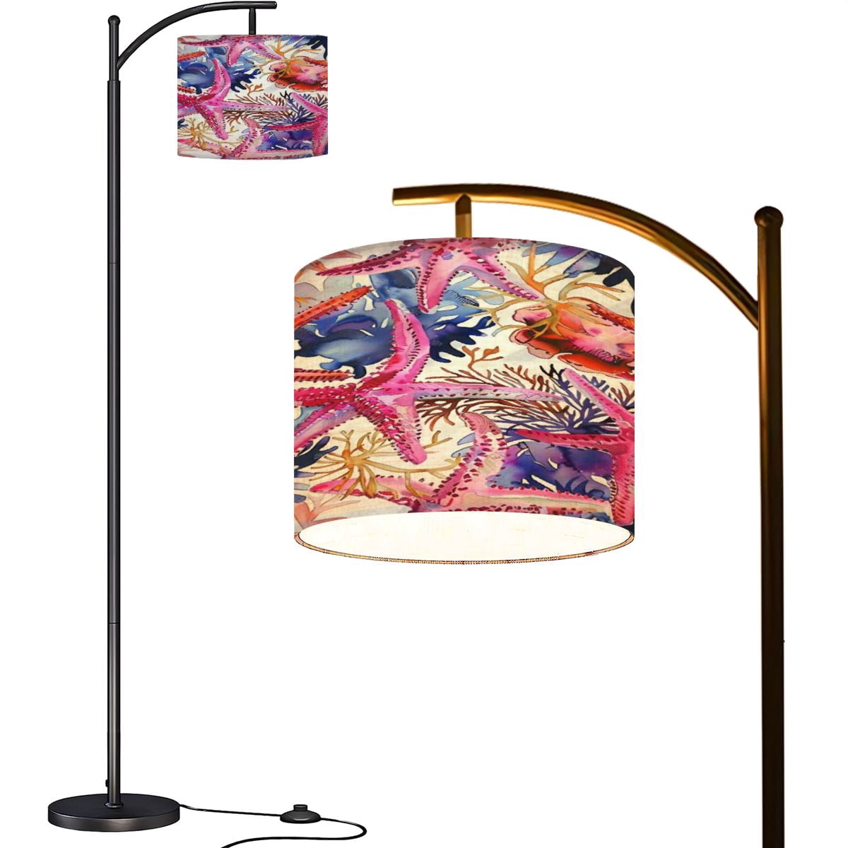 Arc Floor Lamps Colorful underwater nature coral Tropical plant sea ...