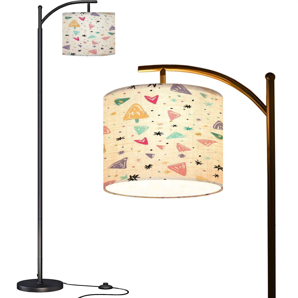 Arc Floor Lamps Cute childish seamless pattern hand drawn cartoon ...
