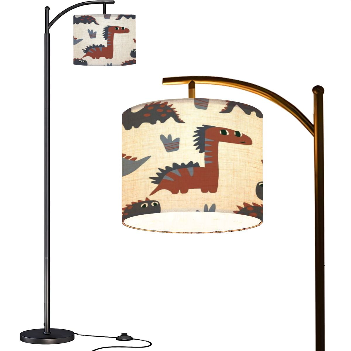 Arc Floor Lamps Cute seamless childish pattern cute dinosaurs Kids ...