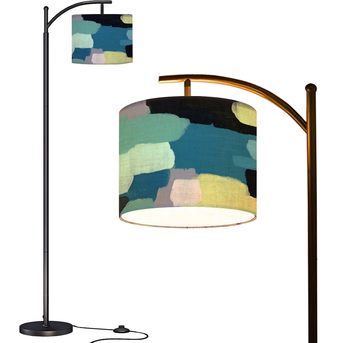 Arc Floor Lamps Decorative oil for creative posters cards invitations ...