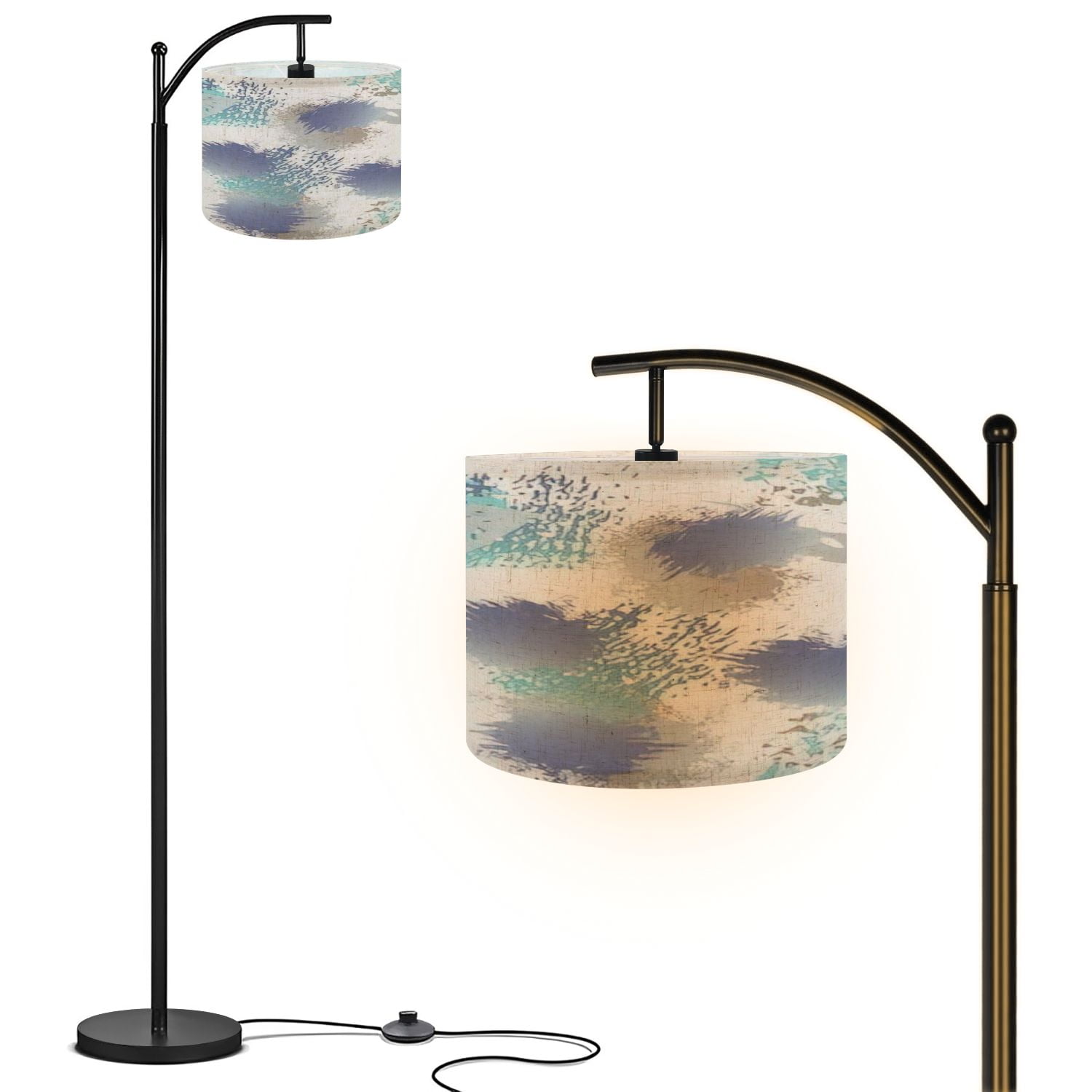 Arc Floor Lamps Distressed Splash Watercolor Textures Surface Seamless ...