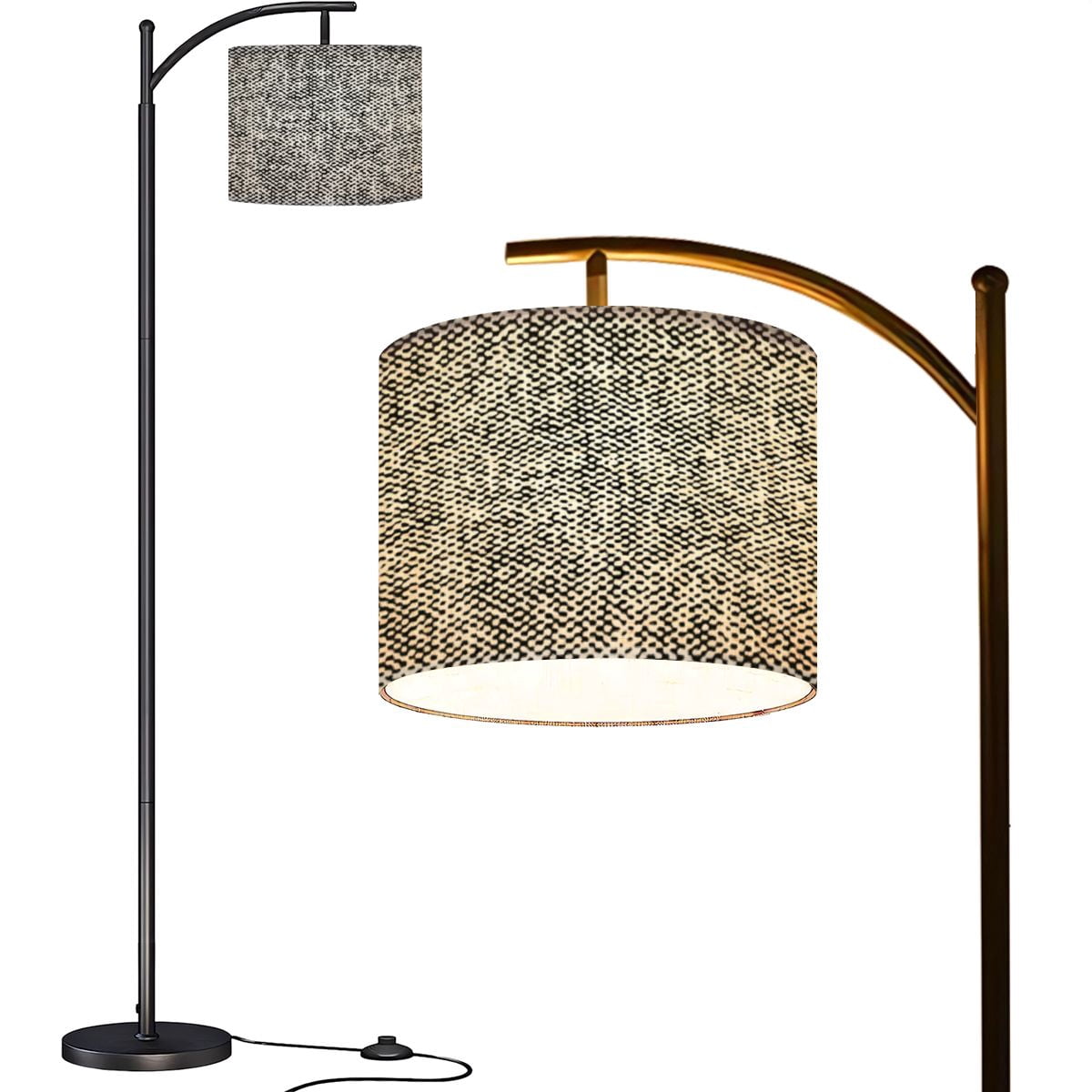 Arc Floor Lamps Distressed fabric texture texture weaving fabric Grunge ...