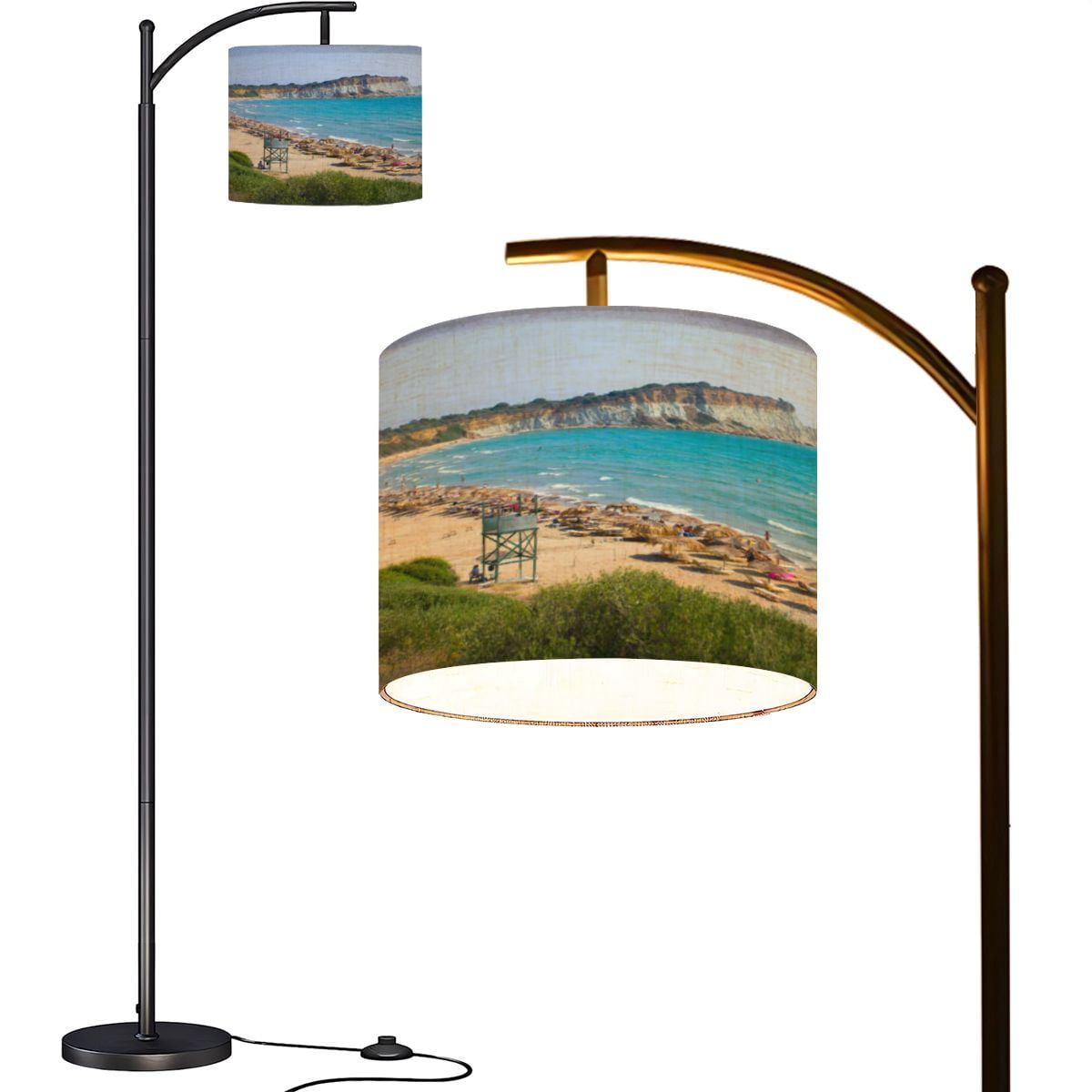 Arc Floor Lamps Gerakas beach Zakynthos island Greece Modern LED ...