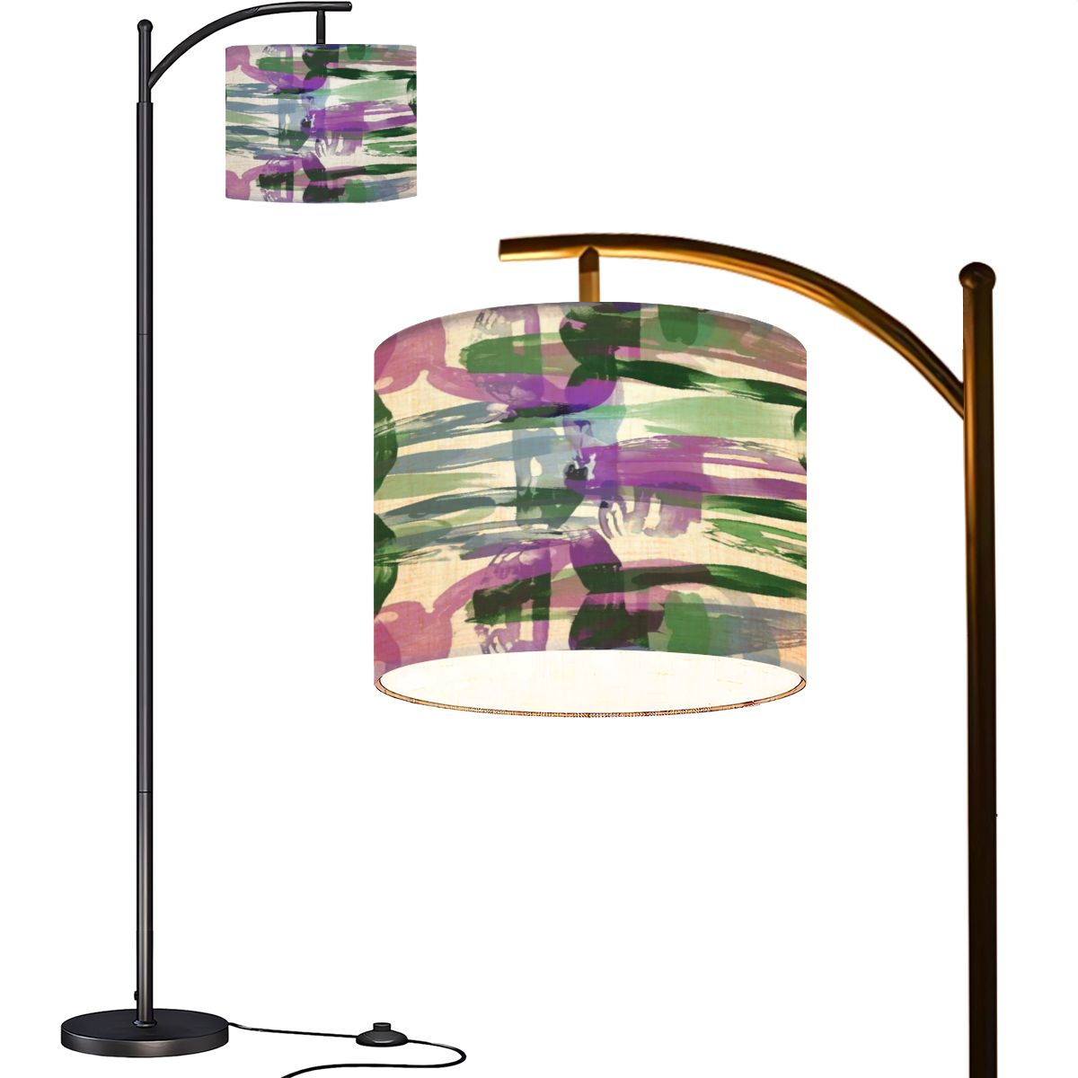 Arc Floor Lamps Grunge pattern for fabric business cards posters labels ...