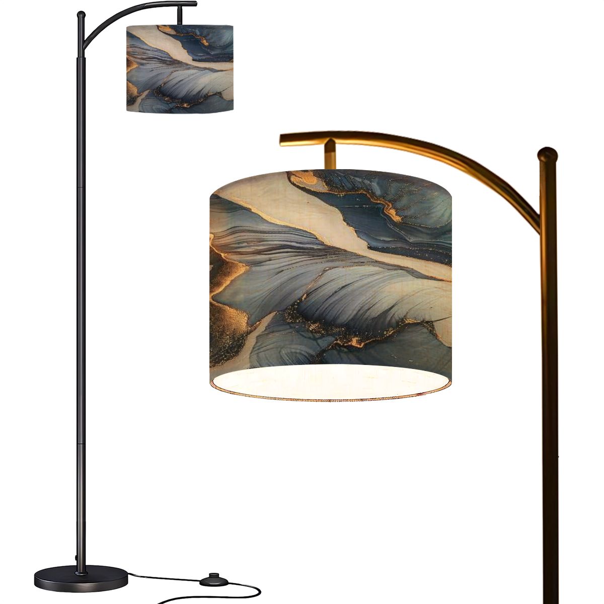 Arc Floor Lamps High resolution Luxury abstract fluid art alcohol ink ...