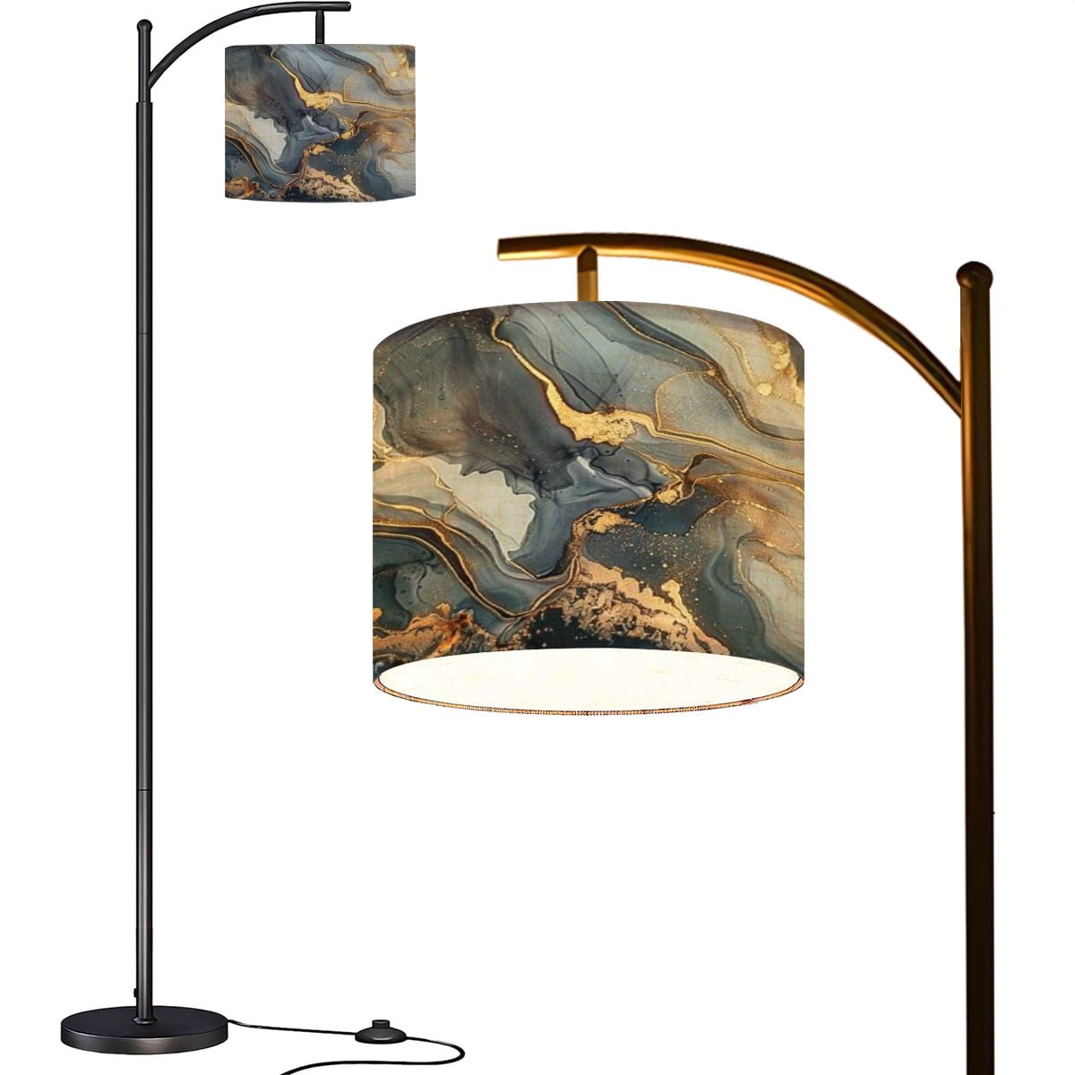 Arc Floor Lamps High resolution Luxury abstract fluid art alcohol ink ...