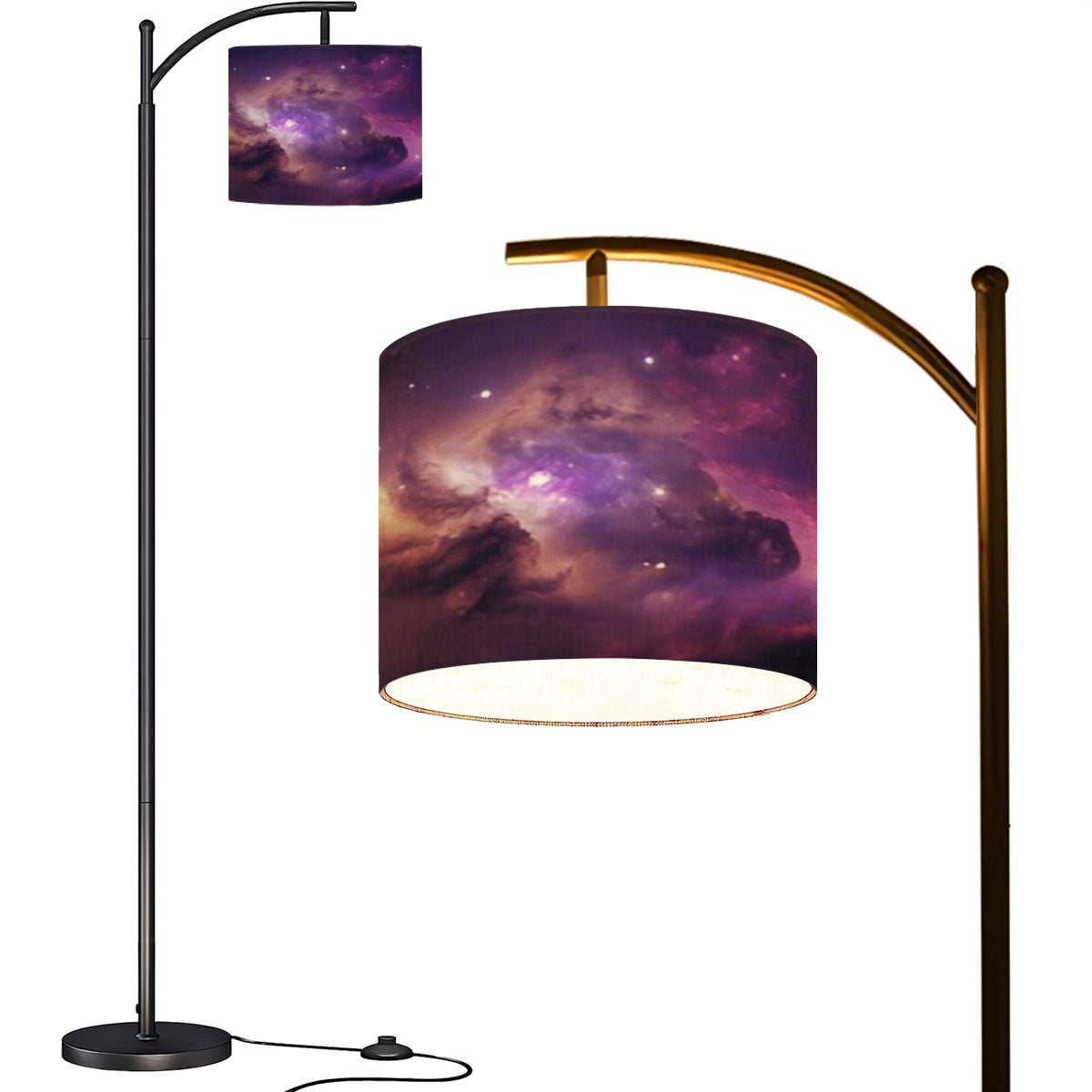 Arc Floor Lamps Incredibly beautiful galaxy outer space Nebula night ...