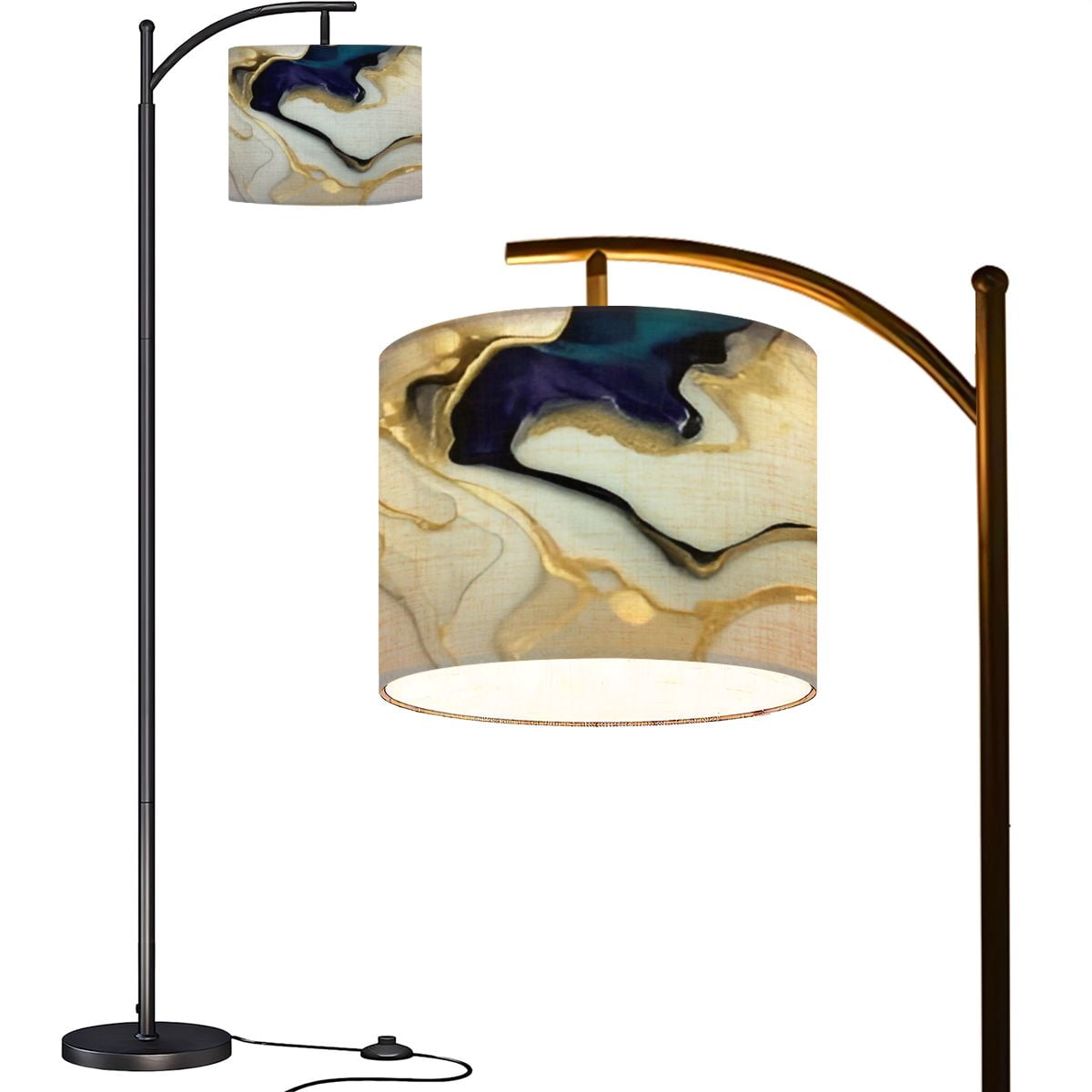 Arc Floor Lamps Luxury abstract fluid art alcohol ink technique mixture ...