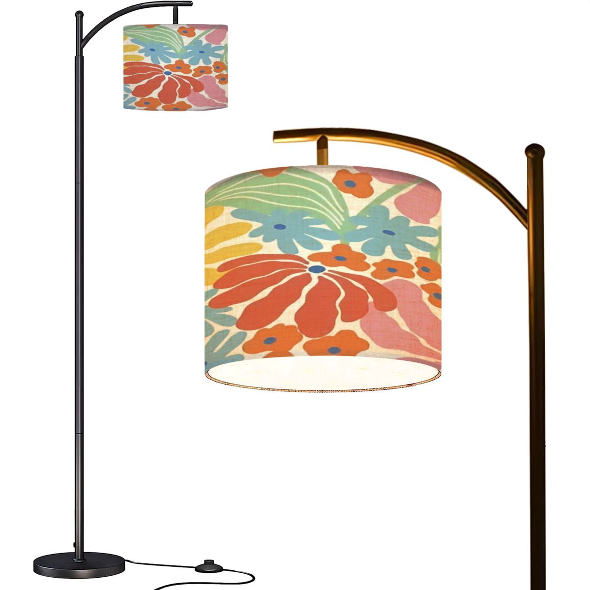 Arc Floor Lamps Modern abstract floral seamless pattern It used for ...